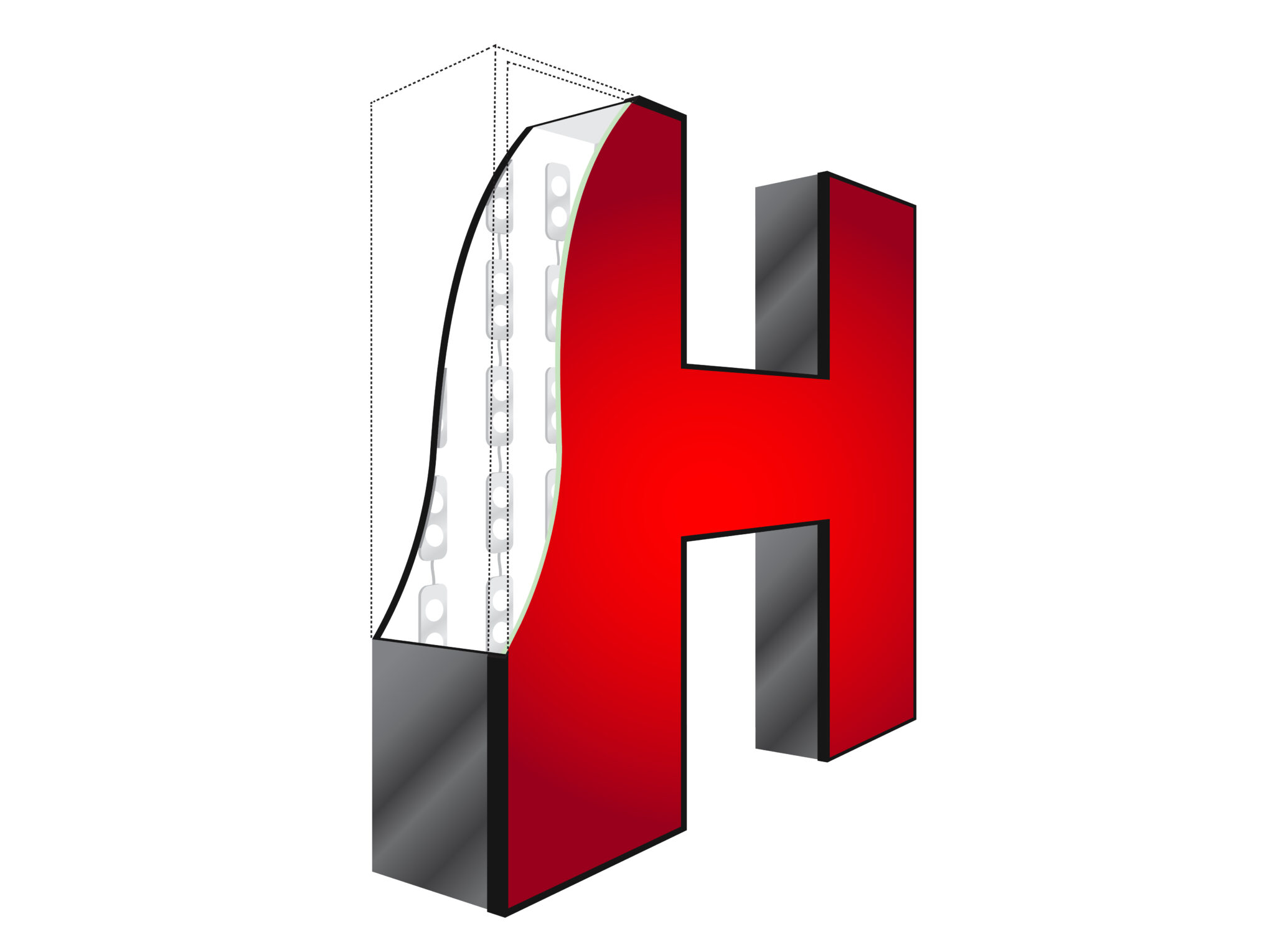 3D Built Up Letters - Sign Makers | Call Now ☎ 0208 539 9300