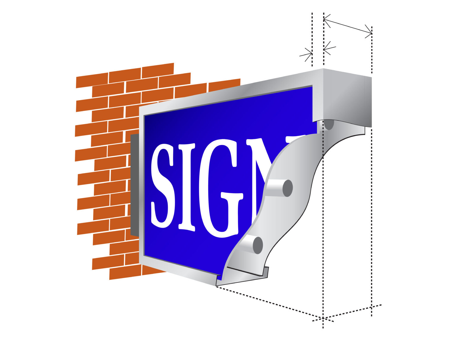 DOUBLE SIDED PROJECTING SIGNS - Efficient Signs & Print